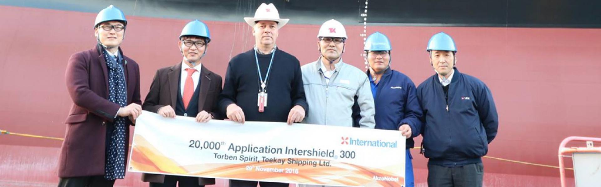 20,000th application of Intershield 300 | International-marine